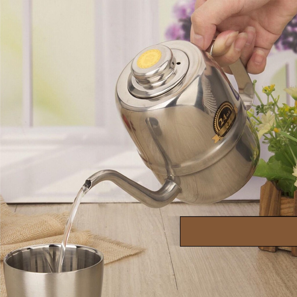 Jual Teko Kopi Leher Angsa / Teko Stainless Steel / Goose Neck Kettle ...