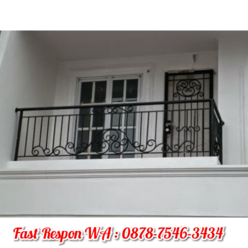 Jual RELLING BALKON BESI MINIMALIS / RAILING BALKON RUMAH MURAH ...