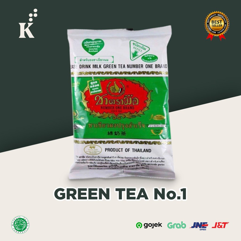 Jual Thai Green Tea Number One Brand ASLI Import Thailand Murah Terbaik ...