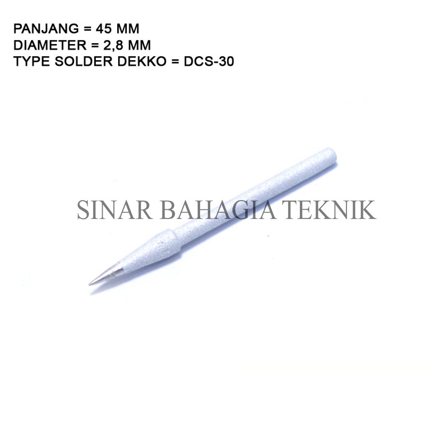 Jual DEKKO MATA SOLDERAN UNTUK 30W DCS30 - DEKO SOLDER TIP 30 W DCS 30 - REFILL GANTI MATA ...