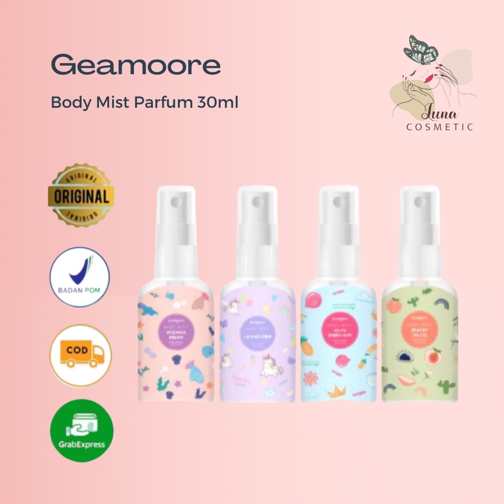 Jual Geamoore Body Mist Parfum 30ml | Shopee Indonesia