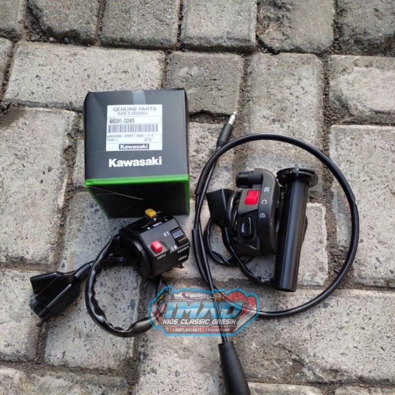 Jual Gas kontan KSR Holder kanan KSR gas spontan ninja KSR set holder ...