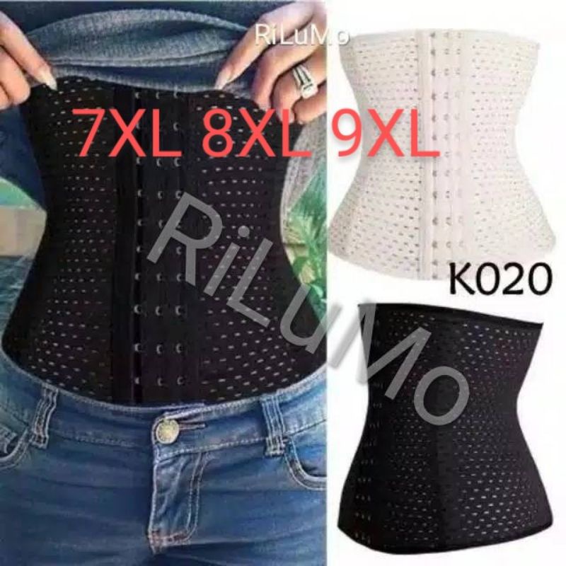 Jual RiLuMo Korset Perut 7XL 8XL 9XL 10XL 11XL 12XL Pria Wanita Pengecil Perut 25cm Unisex Besar ...