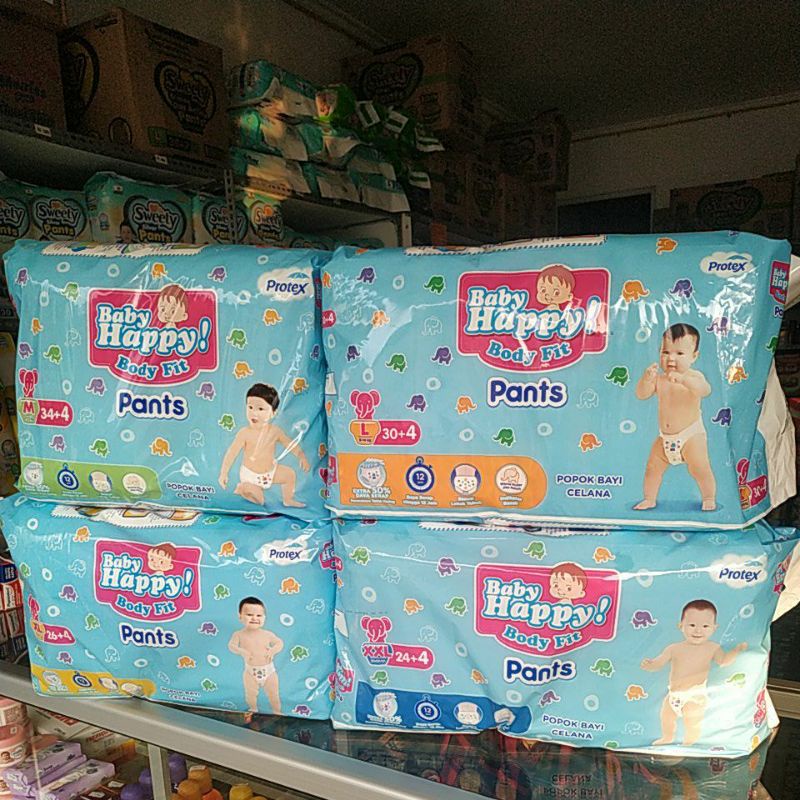 Jual BABY HAPPY M32/ L28/XL26/XXL 24 | Shopee Indonesia
