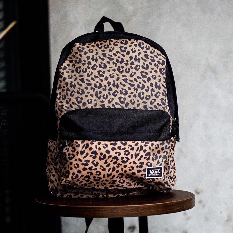 Jual Vans Realm Classic Backpack - Leopard | Shopee Indonesia