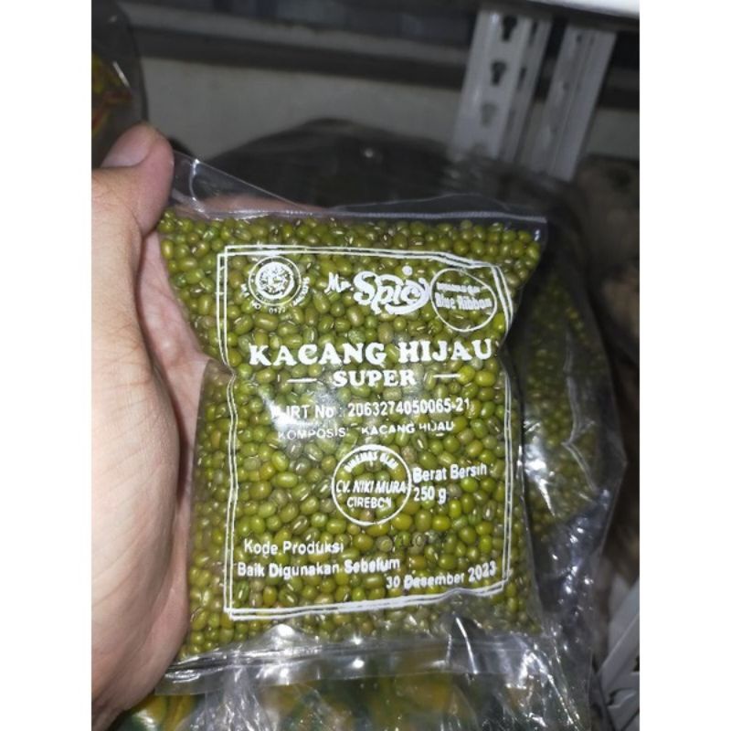 Jual Kacang Hijau Super Export Quality Merk Mr. Spicy Kemasan 250 Gram ...