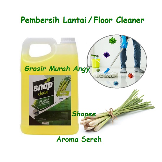 Jual Pembersih Lantai Antibacterial Sereh Floor Cleaner Anti Bakteri ...