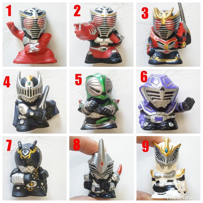 Jual Finger Doll Kamen Rider Ryuki Knight Orga Femme Ouja Action Figure ...