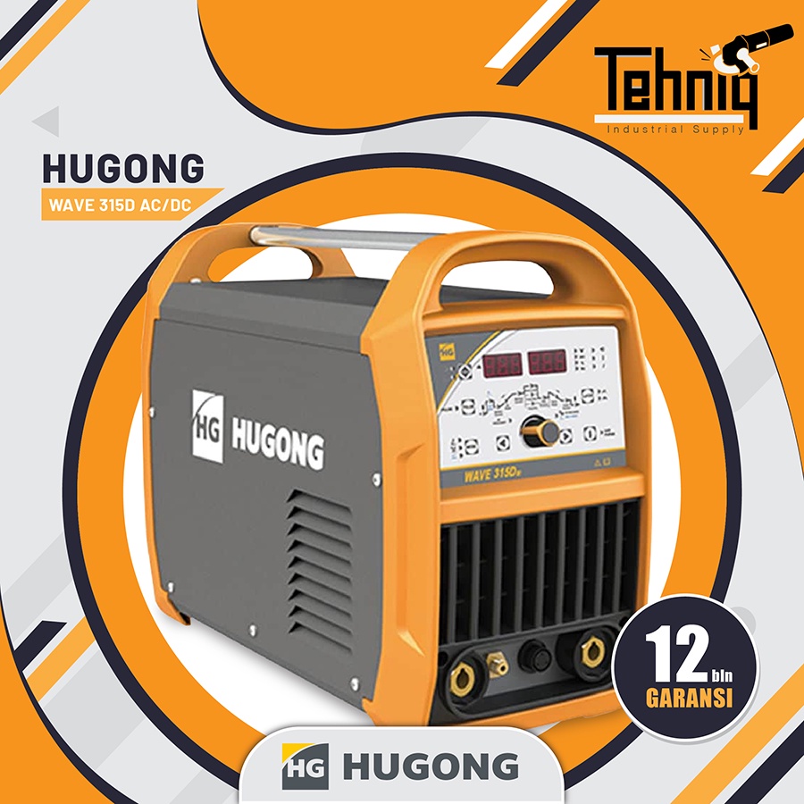 Jual Mesin Las Listrik Argon Stainless Alumunium HUGONG WAVE 315D AC/DC ...