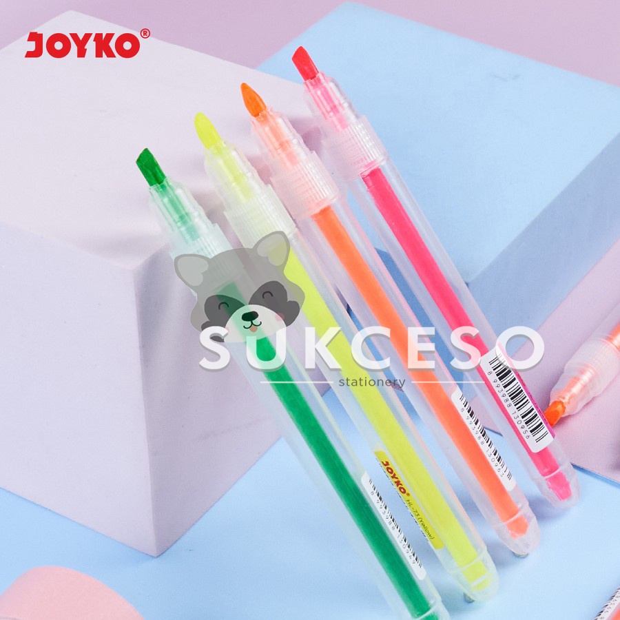 Jual Joyko Highlighter HL 73~76 Penanda Textliner Berwarna Highlighter ...