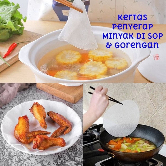 Jual Kertas Penyerap Minyak Tebal Gaya Jepang Untuk Makanan Sup ...