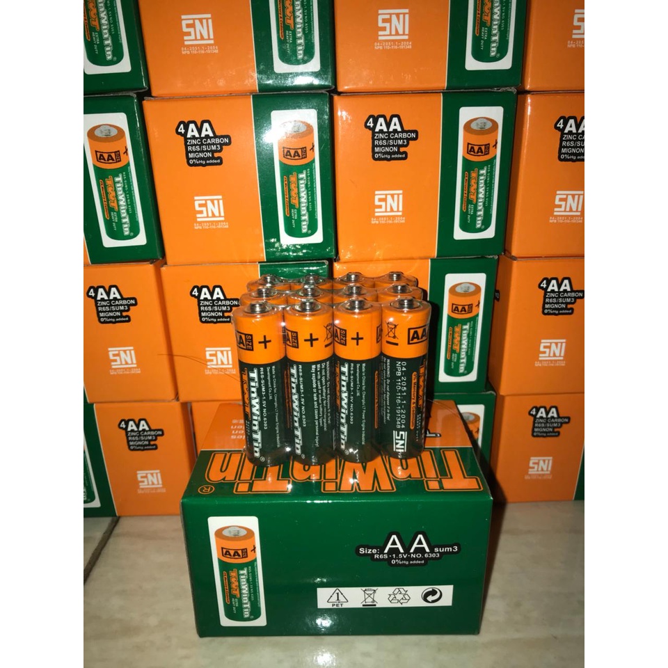 Jual Lampu teplok baterai 2led / Batreai AA / Lampu Emergency / oblik ...