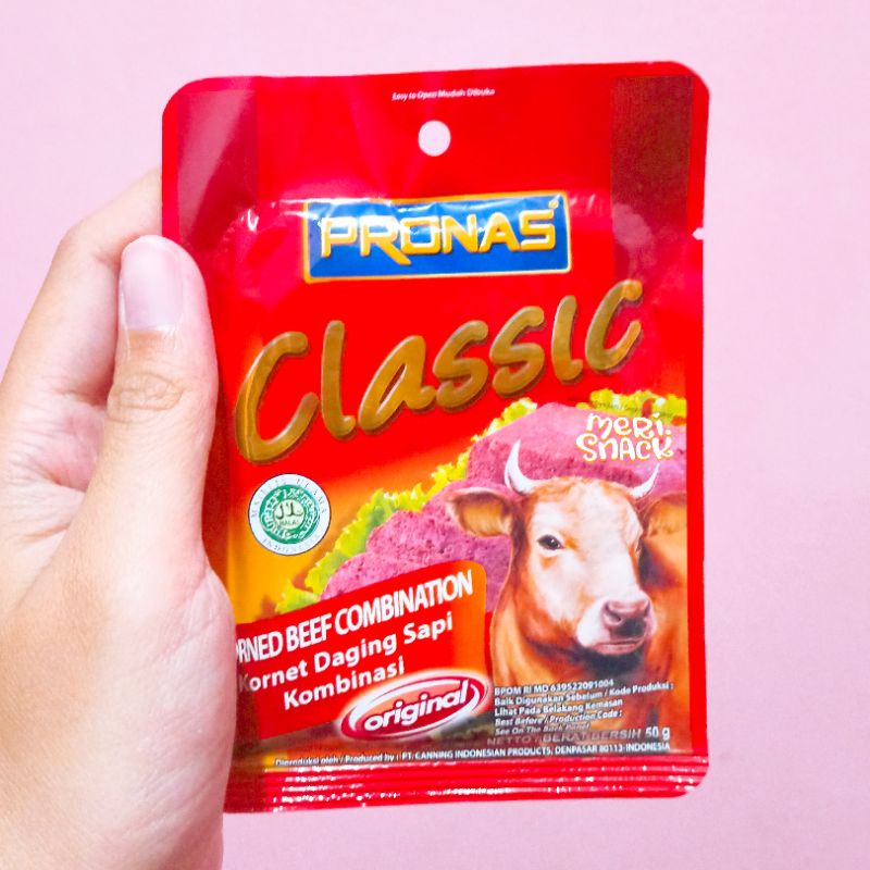 Jual Pronas Classic Kornet Sapi Sachet 50gr | Shopee Indonesia