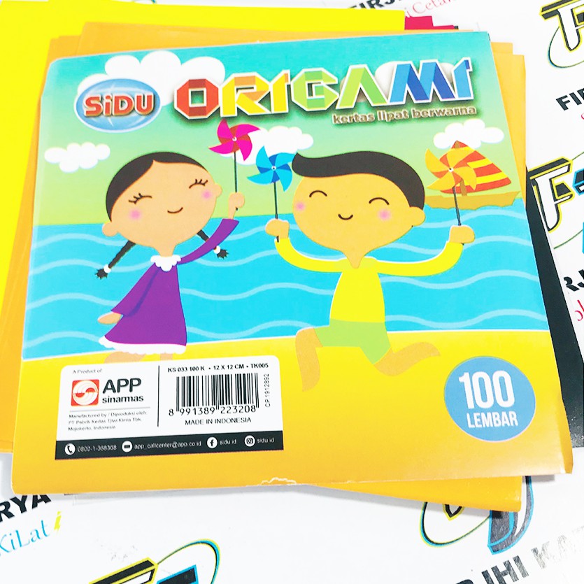Jual Kertas Origami 12cm - Sidu Origami 12 cm | Shopee Indonesia