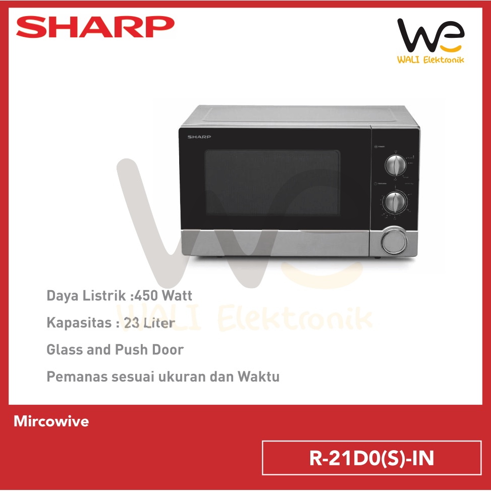 Jual SHARP Microwive R-21D0(S)-IN / R21D0 | Shopee Indonesia
