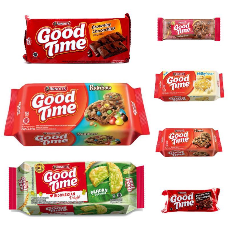 Jual GOOD TIME COOKIES KEMASAN 72 GRAM ALL VARIANT | Shopee Indonesia