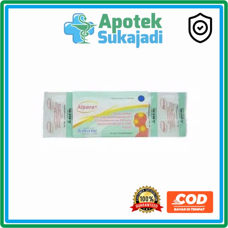 Jual Alpara strip 10 tablet ( obat batuk pilek kepala pusing & demam ...