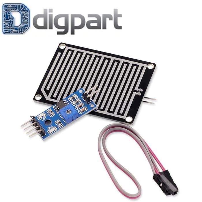 Jual Raindrops Detection Sensor Module Rain Weather Detektor Air Hujan ...