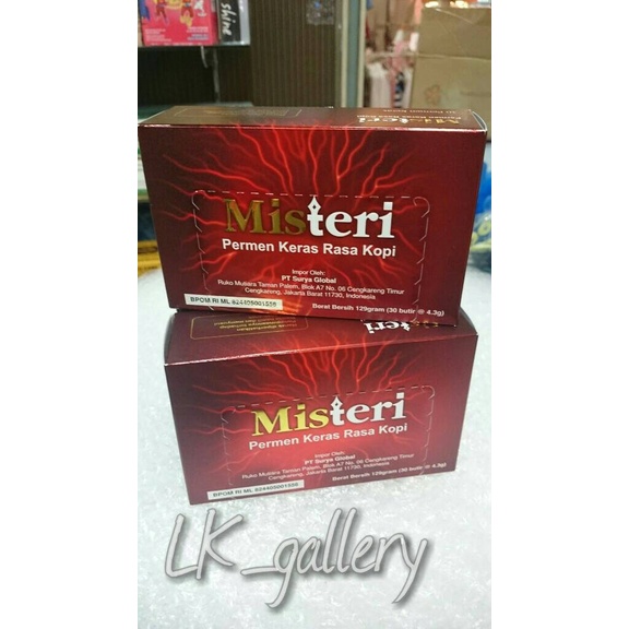 Jual Misteri Candy Permen Kopi Ginseng Misteri Original | Shopee Indonesia