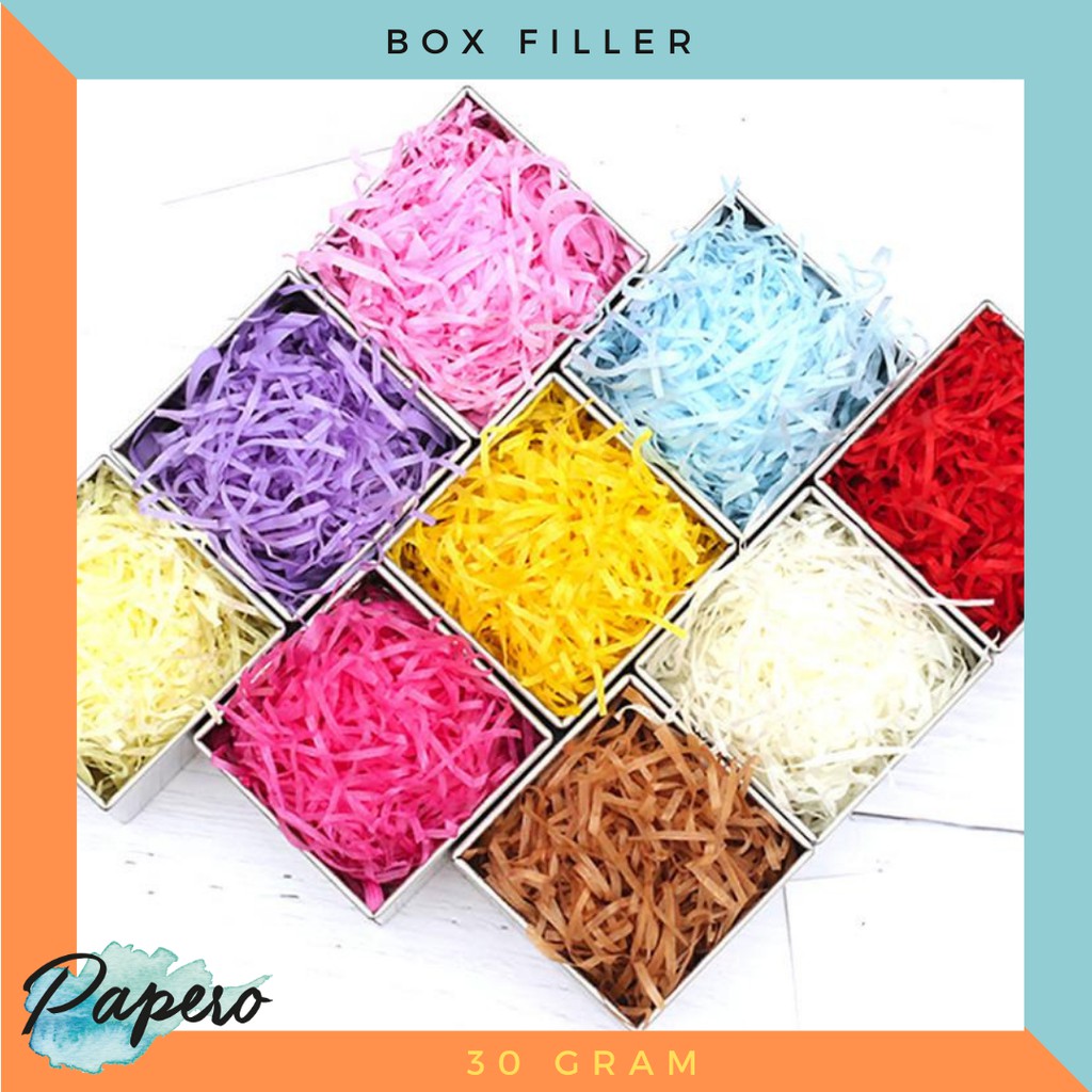 Jual Box Filler Kertas Crepe Pengisi Box Shred Paper | Shopee Indonesia