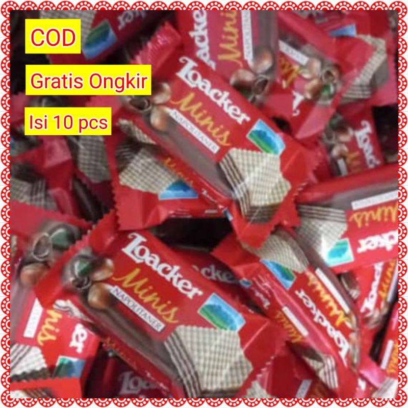 Jual Makanan Ringan Cemilan Snack Kiloan Cokelat Coklat Wafer Loacker ...