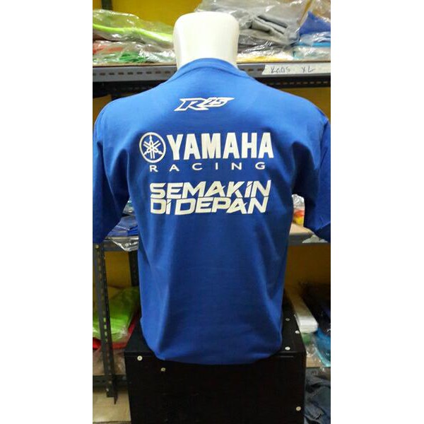 Jual TEES BLUE - YAMAHA RACING - CYBER CLOTHING | Shopee Indonesia