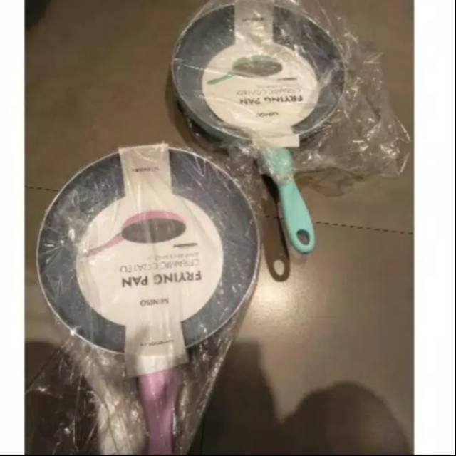 Jual NEW. Frying pan MINISO 28CM ceramic coated | Shopee Indonesia