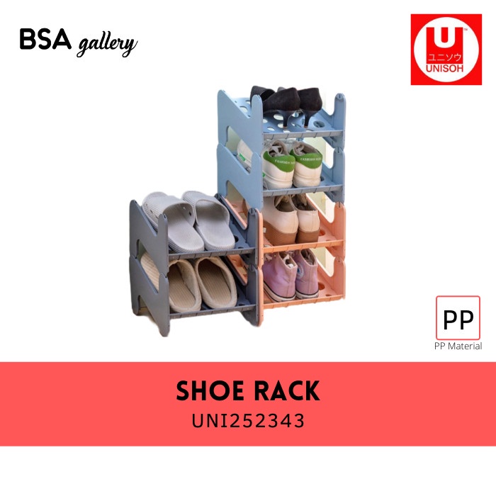Jual RAK SEPATU PORTABLE SUSUN UNISOH / SHOE RACK / TEMPAT SEPATU SUSUN ...