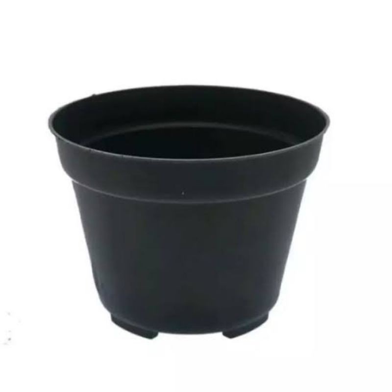 Jual Grosir Pot Bunga Hitam 20 / Pot Tanaman / Pot 20 / Pot Bunga Murah ...