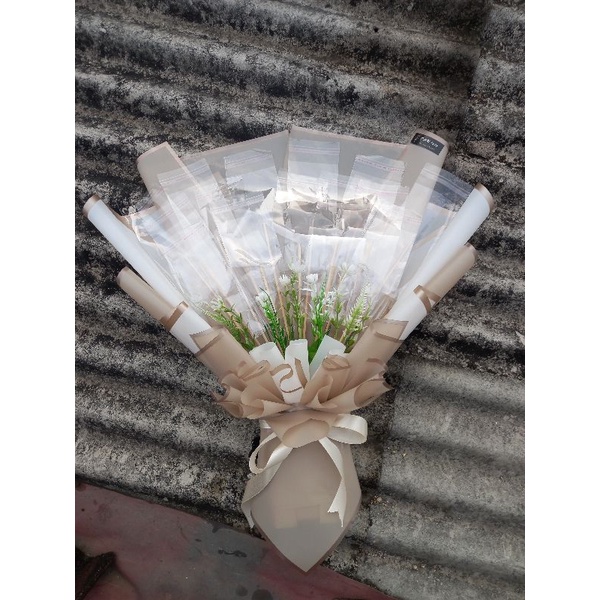 Jual BOUQUET MONEY 10 - 15 LEMBAR RANGKA HAND BUKET LIMA RIBUAN 5000 ...