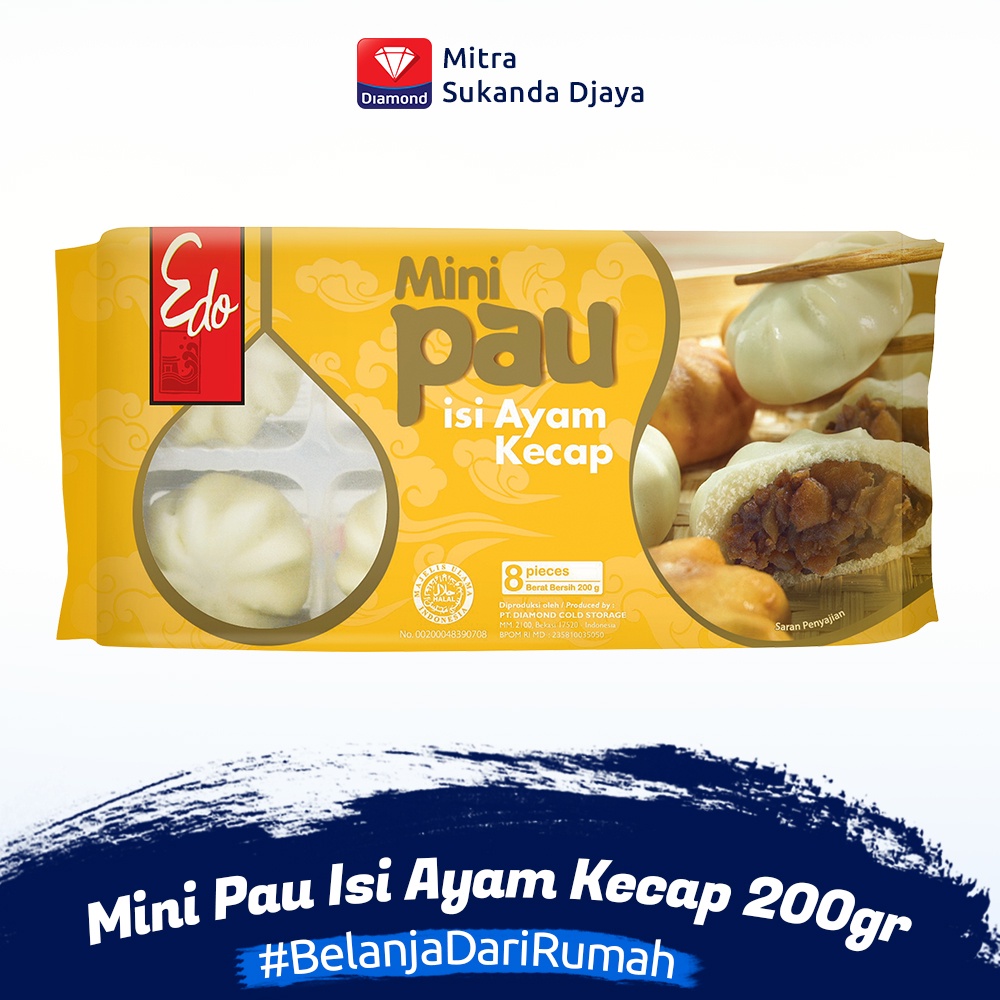 Jual Edo Mini Pau Isi Ayam Kecap 200gr | Shopee Indonesia