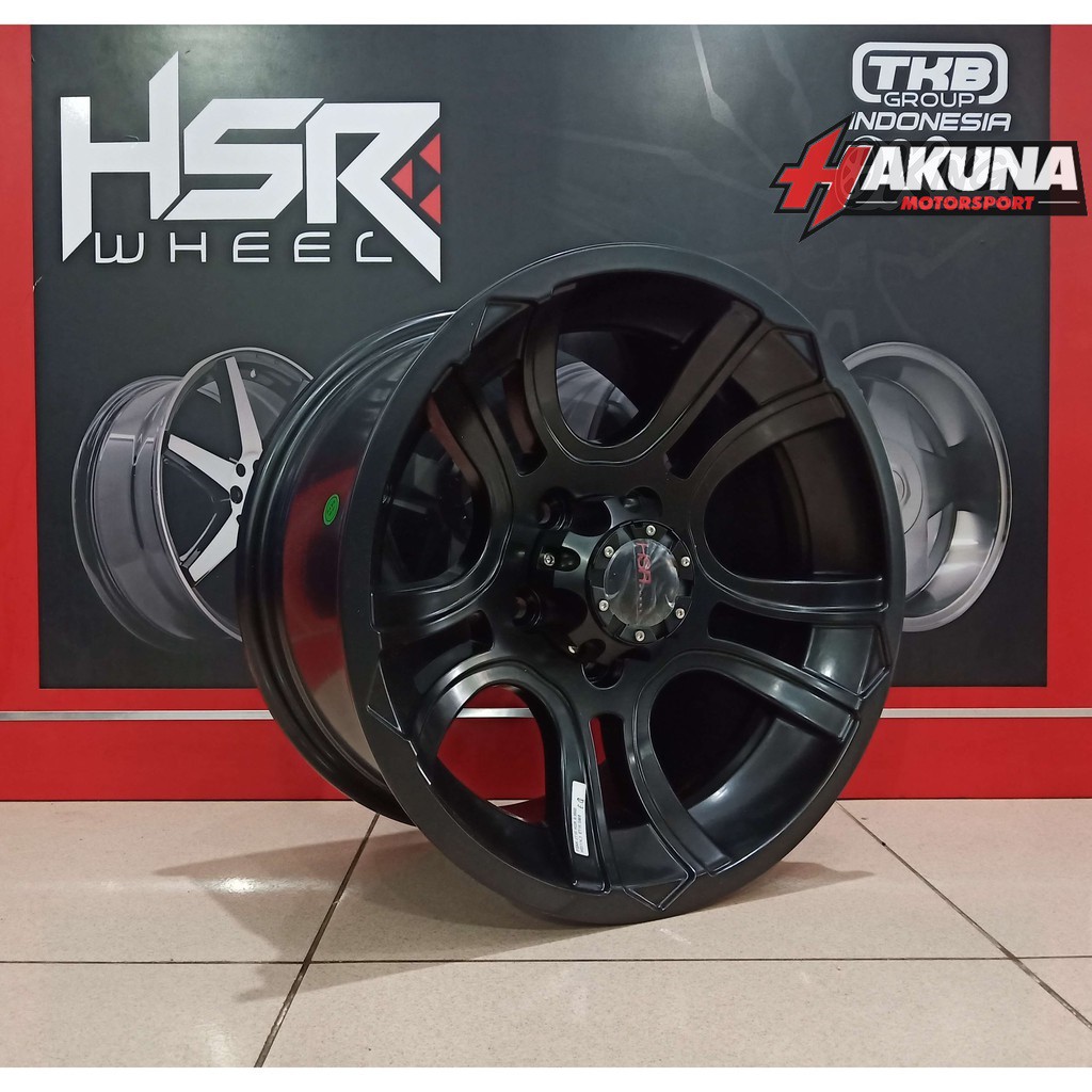 Jual Velg/Pelek Mobil Racing R15 Type Hsr Peak Ring 15 Lubang Baut 6 Untuk Strada Panther Triton ...