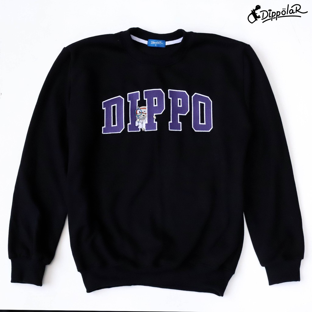 Jual Dippolar Crewneck Dippo Black | Shopee Indonesia
