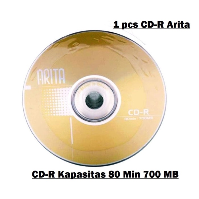 Jual CD-R Arita 700 MB | CD Kosong | CD Arita | Cakram Optik | CDR ...