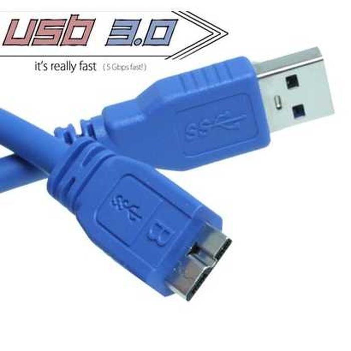 Jual Ready stock Kabel Hardisk USB 3.0 cable type A male to Micro B male data cable | Shopee ...