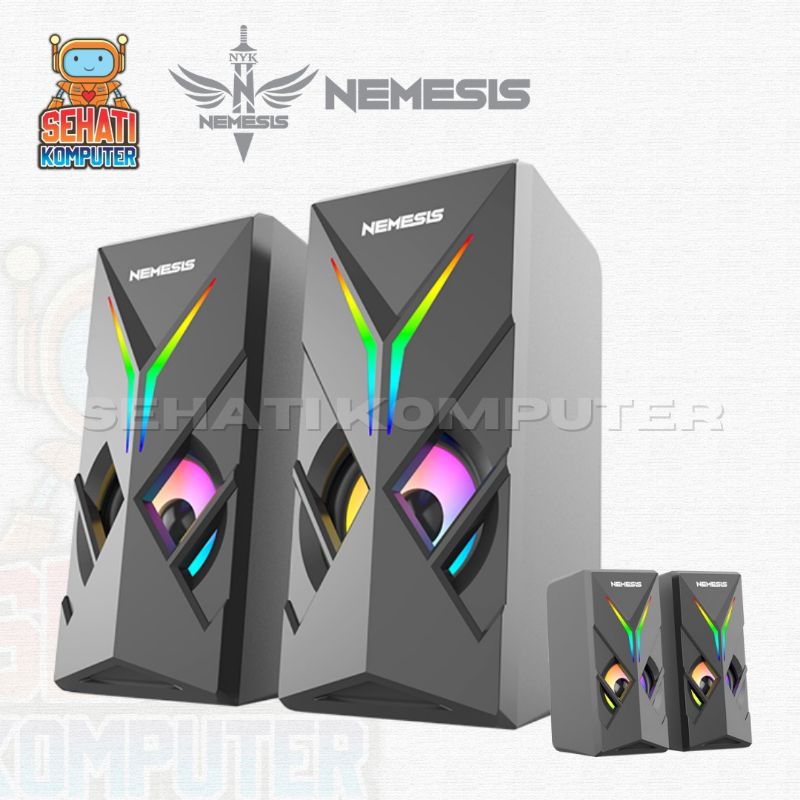 Jual SPEAKER GAMING NYK NEMESIS SP-N06 Stereo RGB Selena | Shopee Indonesia