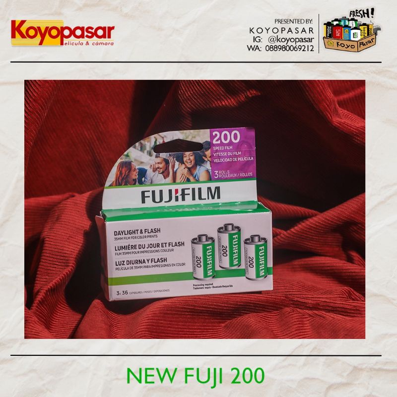 Jual Fujifilm 200 35mm 36 exposures | roll film analog Jogja bukan ...