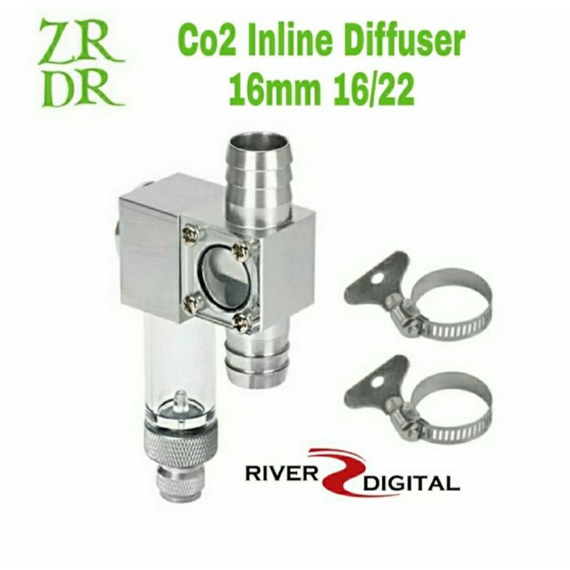 Jual WYIN / ZRDR Co2 Inline Diffuser 16mm 16/22 External Aquascape | Shopee Indonesia