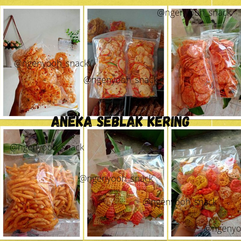 Jual ANEKA SEBLAK KERING KERUPUK PEDAS DAUN JERUK | Shopee Indonesia