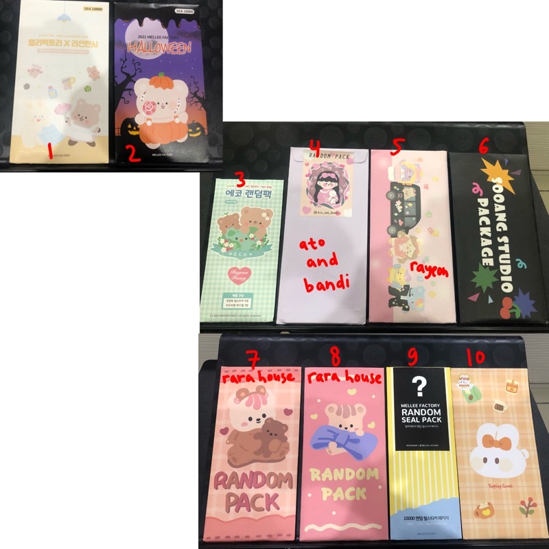 Jual [READY STOCK KU] Sticker Korea Official stiker deco pc journalling ...