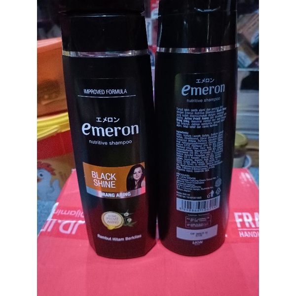 Jual Emeron shampoo black shine urang aring 340ml | Shopee Indonesia