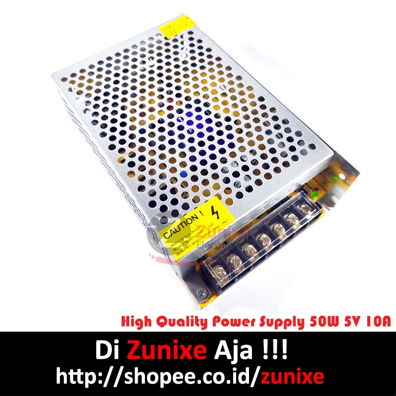 Jual Power Supply 50W 5V 10A Running Text Adaptor High Quality | Shopee ...