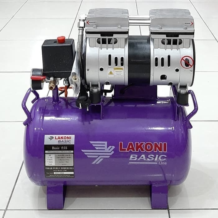 Jual Kompresor Lakoni Basic 25 S / 25S Silent Oilles 3/4 HP | Shopee ...