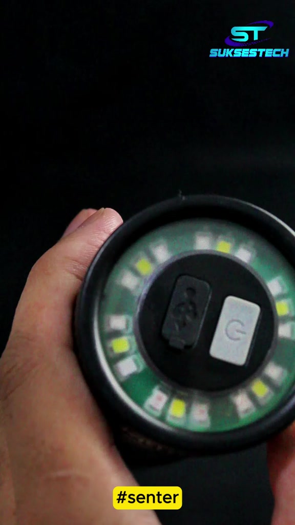 Jual Suksestech Senter Led Cob Cas Zoom In Out 9 Mode Super Terang Good Quality Flashlight Anti ...