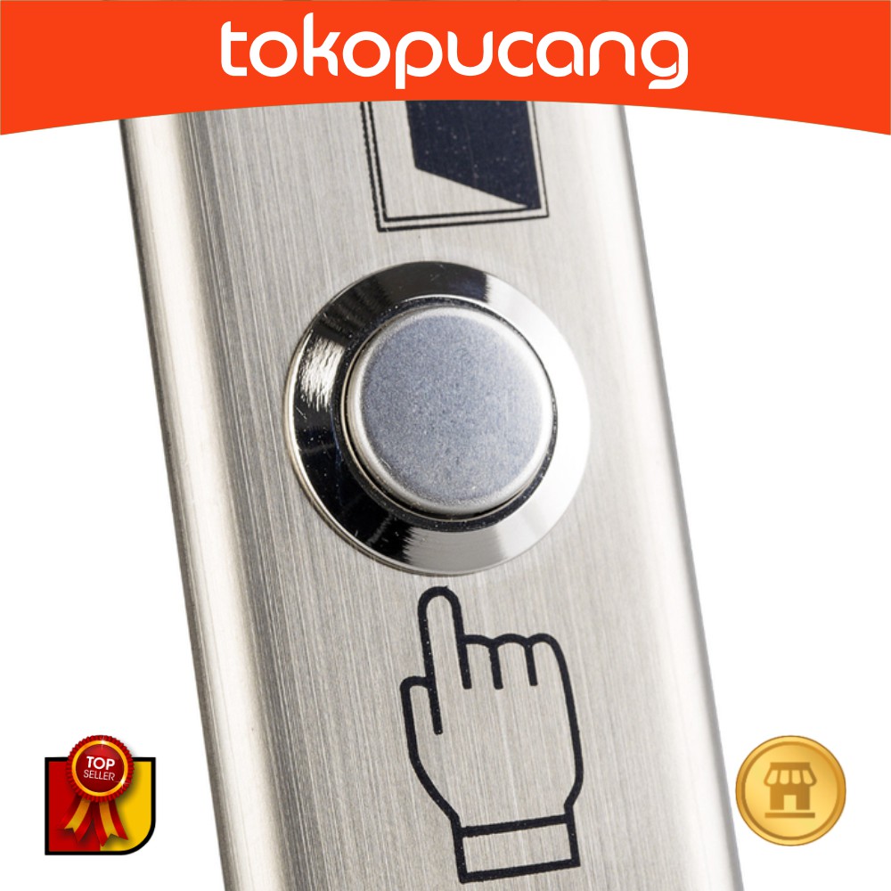 Jual Tombol pintu Stainless Steel Exit Button Switch Panel bel door ...