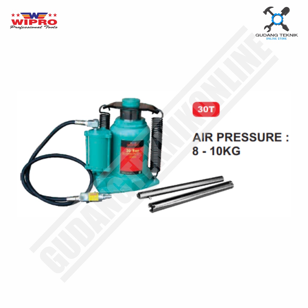 Jual Dongkrak Botol Kompresor Tenaga Udara 30 Ton WIPRO DBH-30 ...