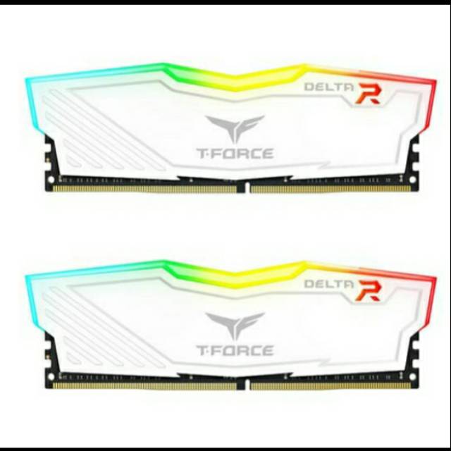 Jual Ram Team Delta DDR4 16G (8Gbx2) Dual Channel PC24000 3000Mhz White ...