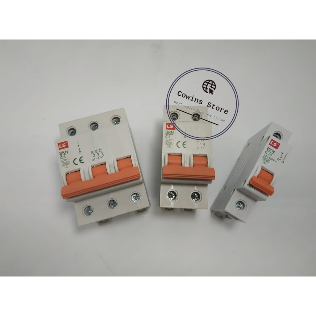 Jual Mcb LS 3 pole, 2 pole, 1 pole BKN C6, C10 | Shopee Indonesia