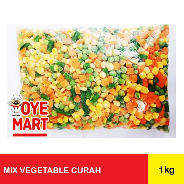 Jual MIX VEGETABLE CURAH 1KG/ SAYURAN FROZEN | Shopee Indonesia