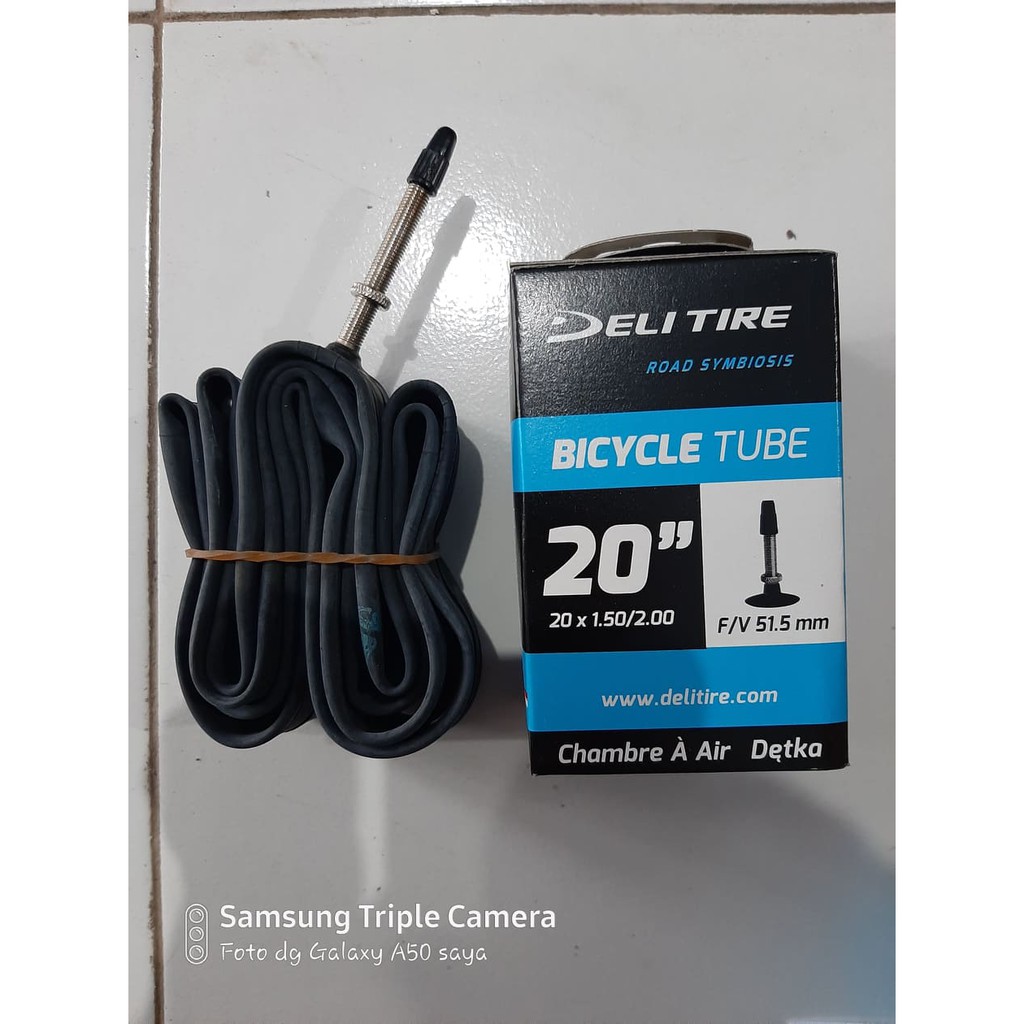 Jual Ban Dalam Sepeda 20 x 1.50 - 2.00 FV / PRESTA 51.5 mm DELI TIRE DELITIRE | Shopee Indonesia